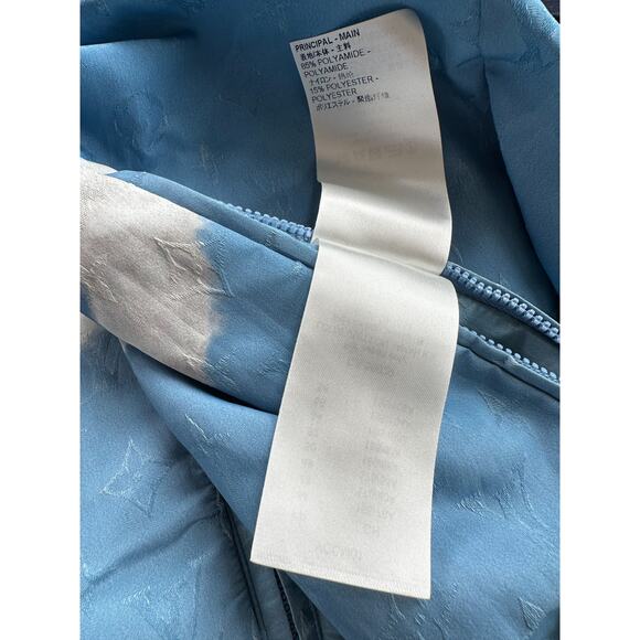 Louis Vuitton | Jackets & Coats | Louis Vuitton Blue Cloud Monogram Windbreaker | Poshmark